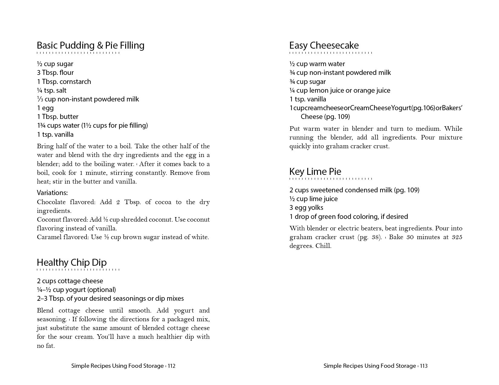 simple recipes using food storage a step by step guide – Cedar Fort ...