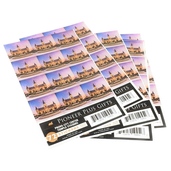 Provo City Center Temple Stickers by Pioneer Plus – Cedar Fort ...